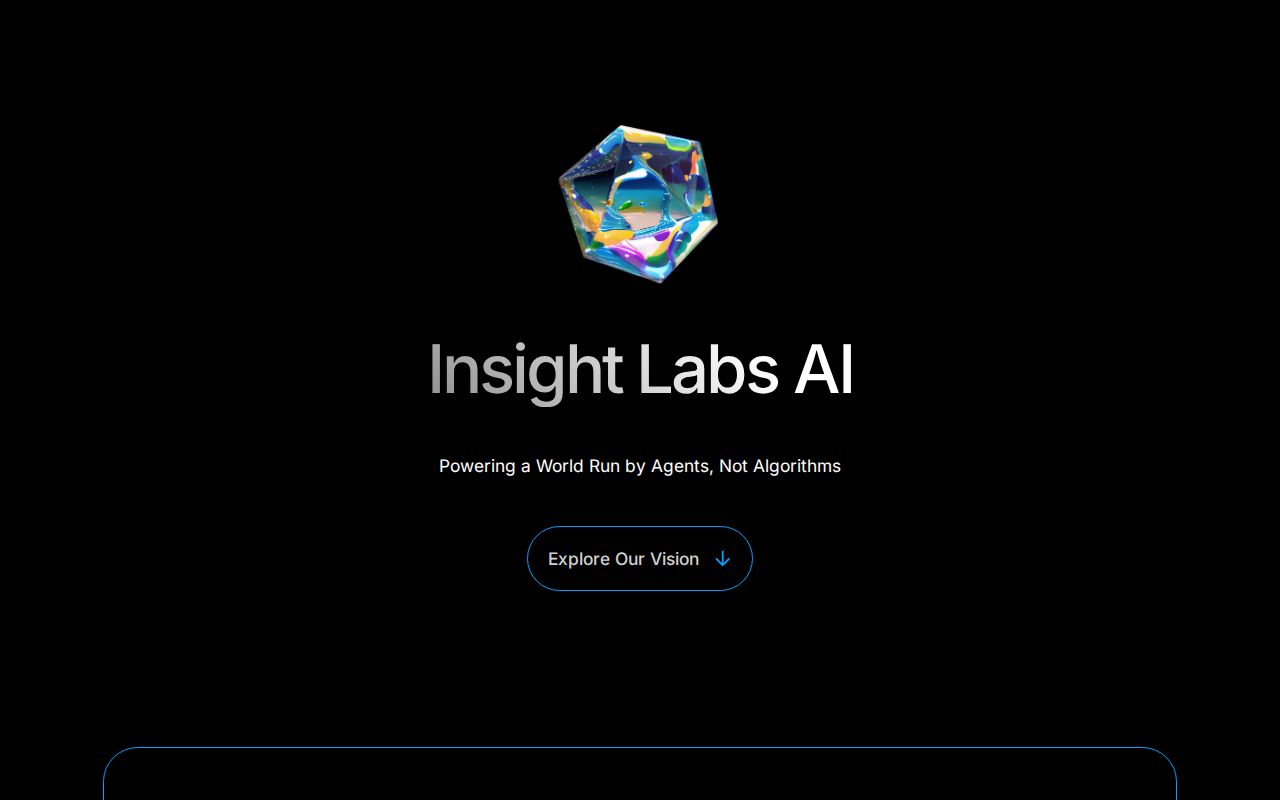 Insight Labs AI | Powering a World Run by Agents, Not Algorithms